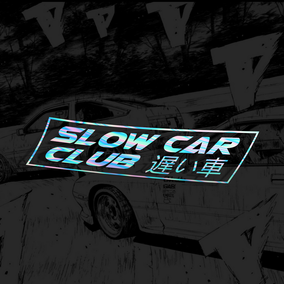 Slow Car Club JDM Car window Sticker – DayDreamers co